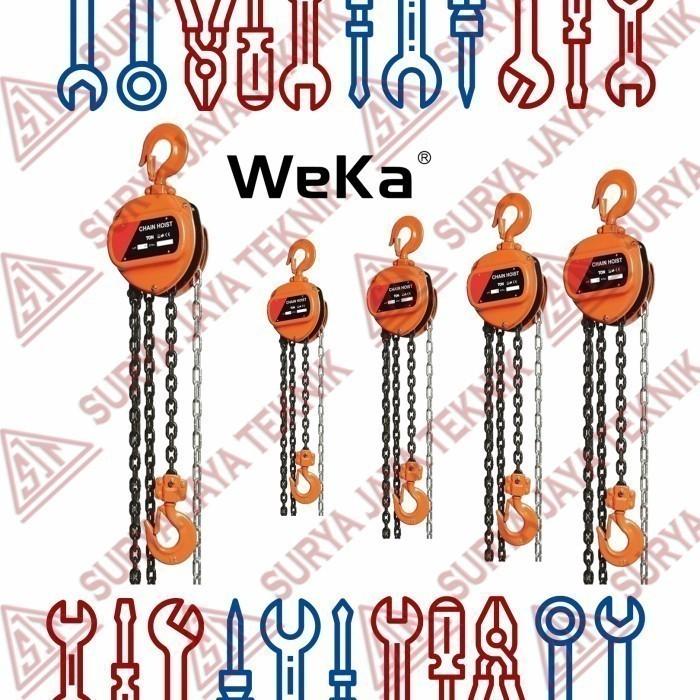 Jual WEKA Takel Katrol 20 Ton x 10 mtr / Chain Block Tackle - Jakarta ...