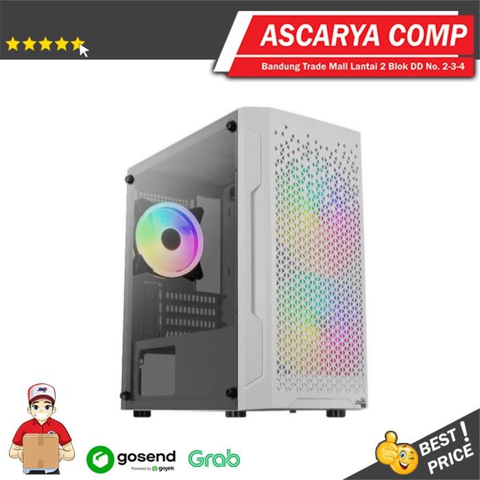 Jual CASING AEROCOOL TRINITY MINI V2 WHITE - mATX TTEMPERED GLASS CASE ...