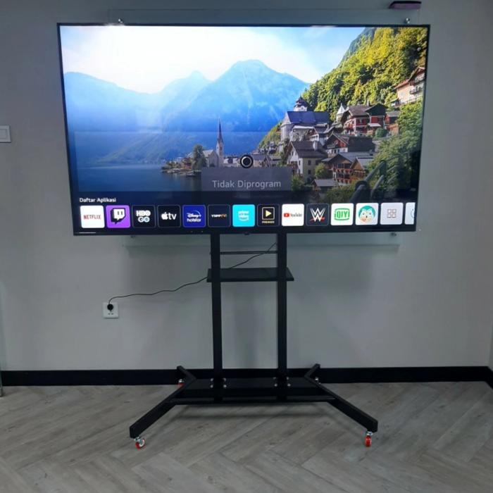 Jual Bracket Standing Tv 85 80 75 70 65 60 55 50 inch Stand Mobile TV ...