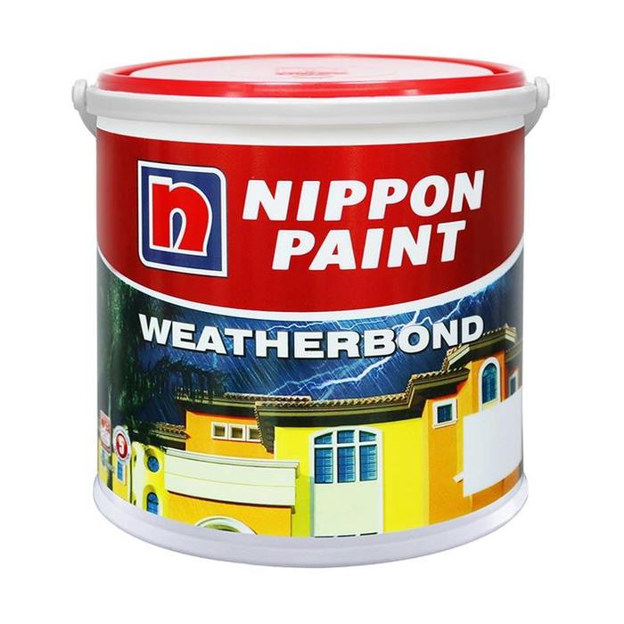 Jual NIPPON WEATHERBOND BRILLIANT WHITE Cat Tembok Eksterior Putih (25 ...