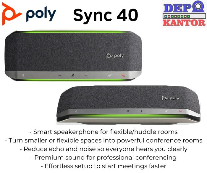 Jual Poly Sync 40+ USB-A USB-C Speakerphone +BT700 USB-A Adapter - Jakarta Barat - Depo Kantor ...