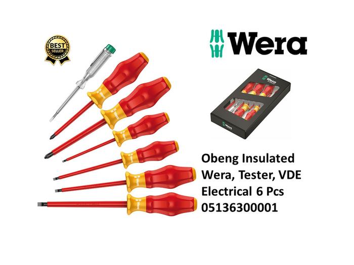 Jual Obeng Testpen Listrik Wera 05136300001 Screwdriver Electrical VDE ...