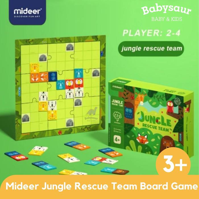 Jual Mideer Jungle Rescue Team Mainan Strategy Board Game Edukasi Anak ...