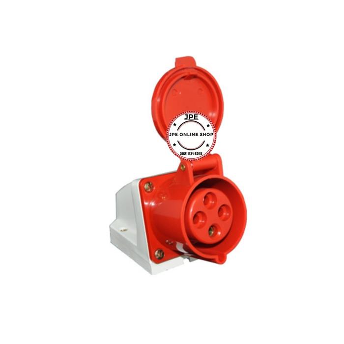 Jual Stop Kontak Genset 4 Pin 32A CEE 124 Surface Mounting 4 Pin 32A - Jakarta Pusat - JPE ...
