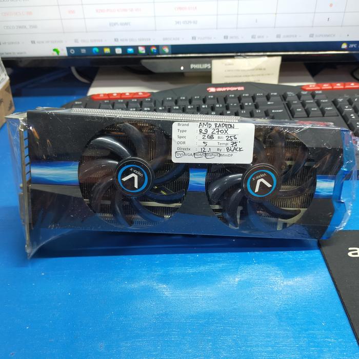Jual VGA AMD RADEON R9 270X 2GB DDR5 256BIT DVI HDMI DISPLAY PORT ...