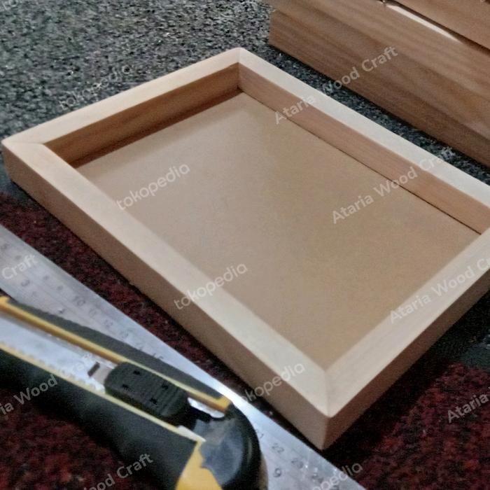 Jual Frame kayu jati belanda tutup akrilik ukuran bingkai A5 15x21 cm ...