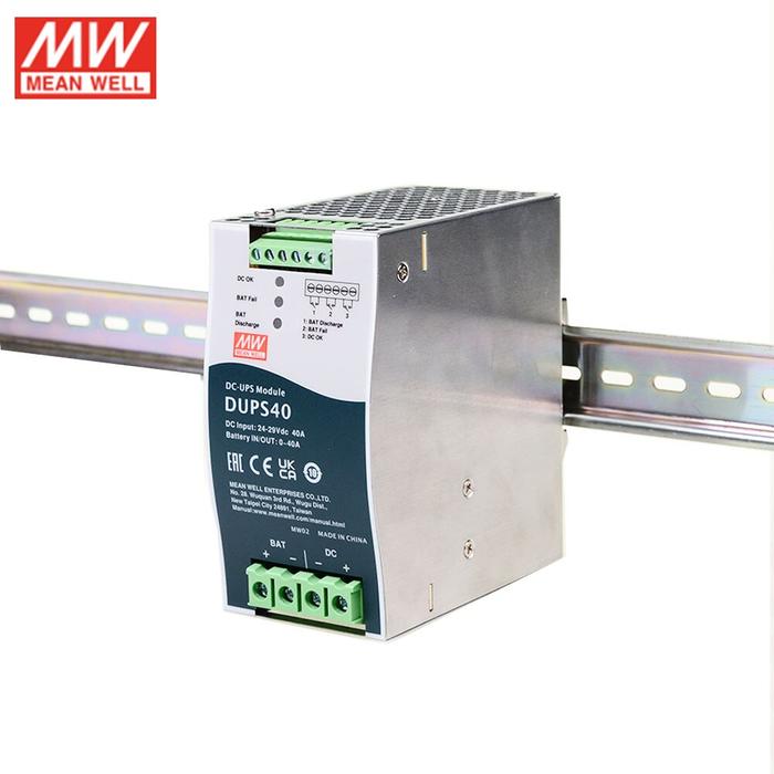 Jual UPS Modul tanpa PSU 24V DC 40A Meanwell DUPS40 (barunya DR-UPS40 ...