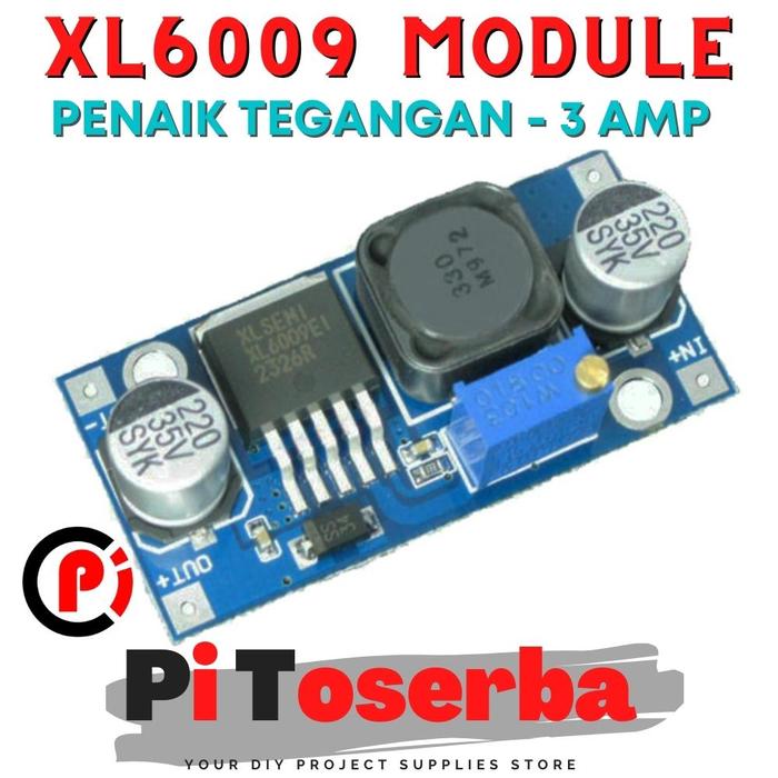 Jual Module Penaik Tegangan XL6009 Adjustable DC DC Step Up Modul Maks ...