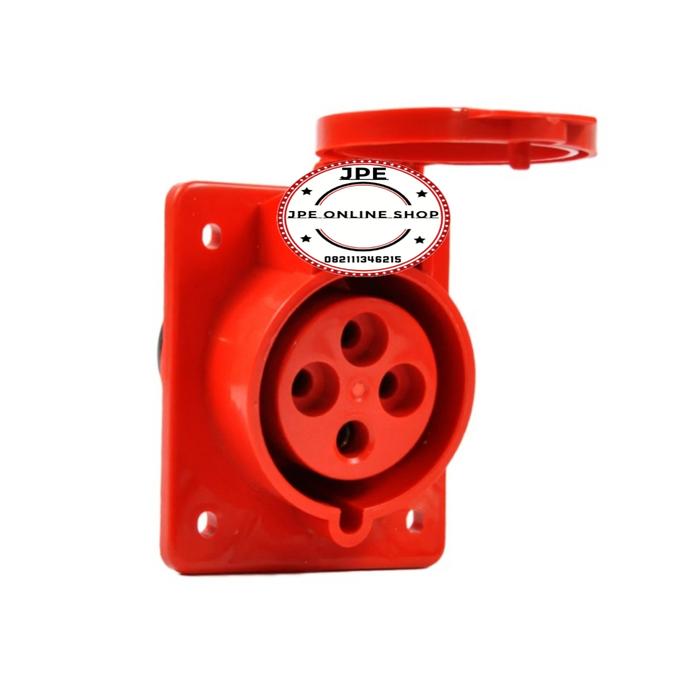 Jual Stop Kontak Genset 4 Pin 32A CEE 424 Panel Mounting 4 Pin 32A - Jakarta Pusat - JPE ONLINE ...
