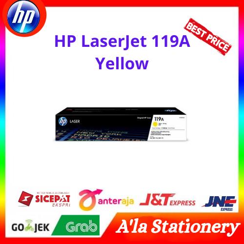 Jual HP Laser Jet 119A ( Yellow) Tinta Toner Original Cartridge (W2092A ...