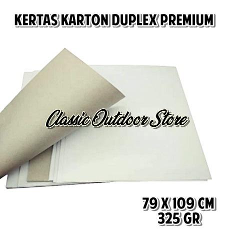 Jual Kertas Karton Duplex Premium Tebal Bahan Kotak Box Plano 325 gr ...