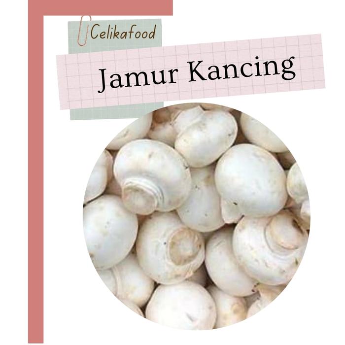 Jual Jamur Kancing 250gr Champignon Kompos Fresh Mushroom Sayur Sayuran ...