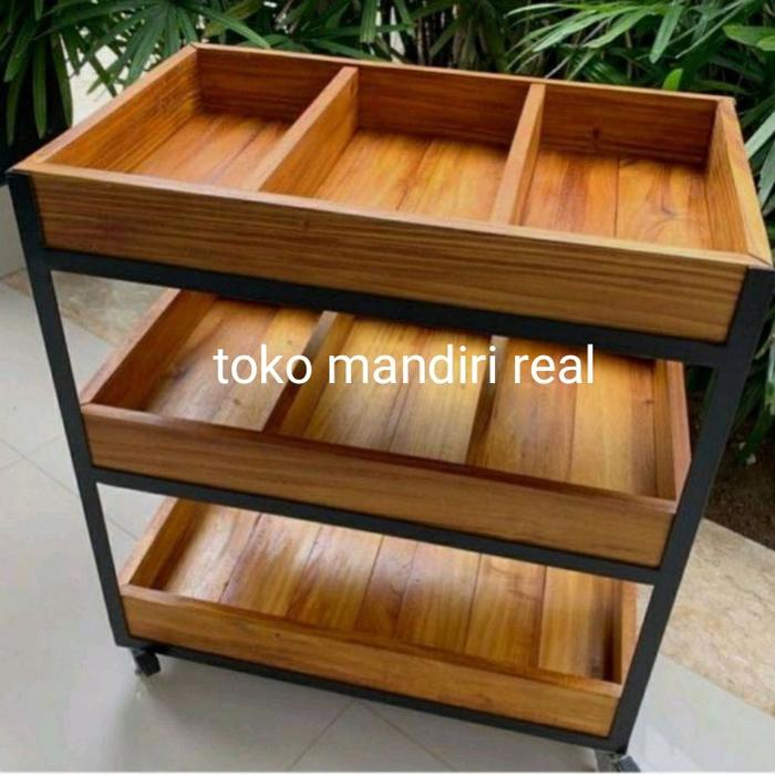 Jual rak coffe resto kayu besi 60x40x70 - Kab. Lebak - Toko Mandiri ...