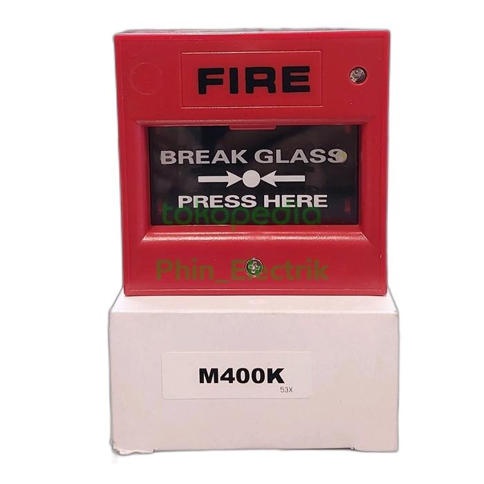 Jual System Sensor M400K Break Glass Manual call point - Jakarta Pusat ...