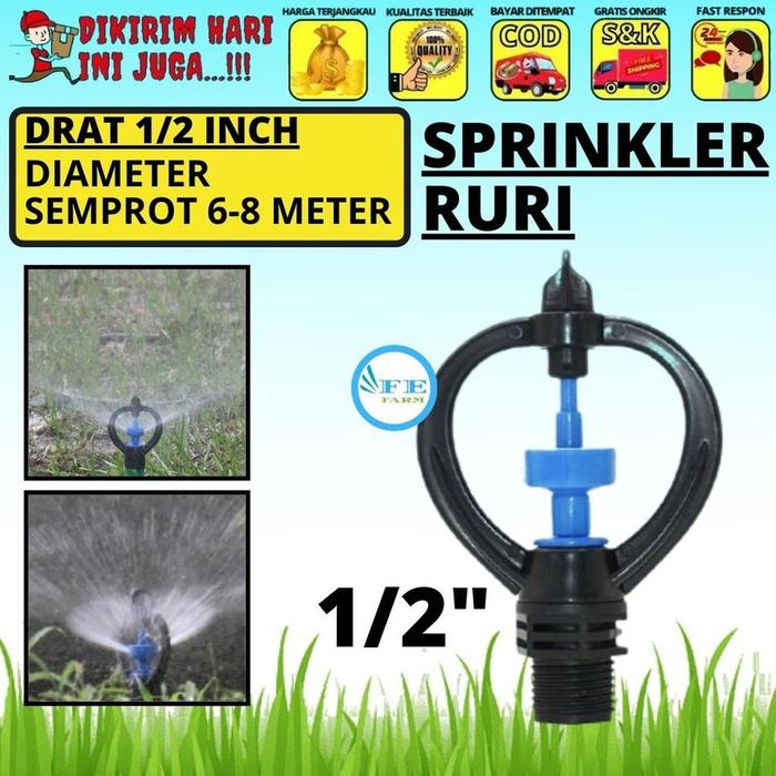 Jual SPRINKLER RURI 360 KINCIR AIR SPRINGKLER BERKEBUN TAMAN FEFARM ...