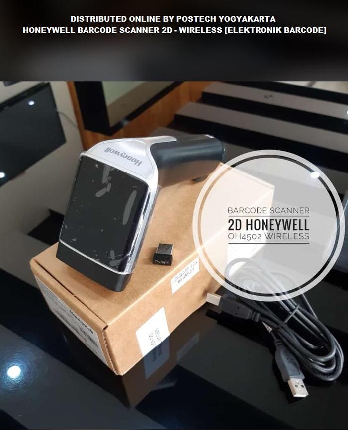 Jual Barcode Scanner Honeywell OH4502 Wireless 2D QR Code Efaktur Layar ...