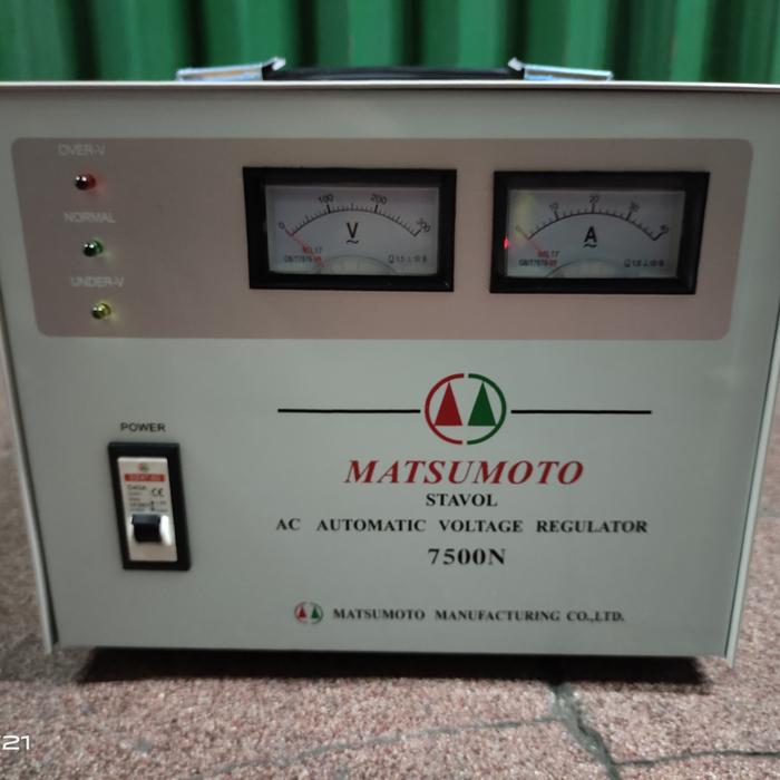Jual STAVOLT/STABILIZER MATSUMOTO 7500 WATT - Jakarta Barat ...