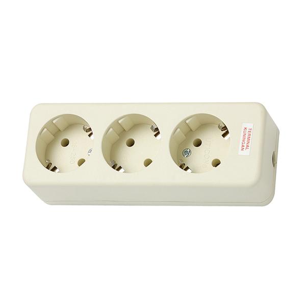 Jual Stop Kontak Colokan UTICON 3 LUBANG Extension Power Socket - 4 ...