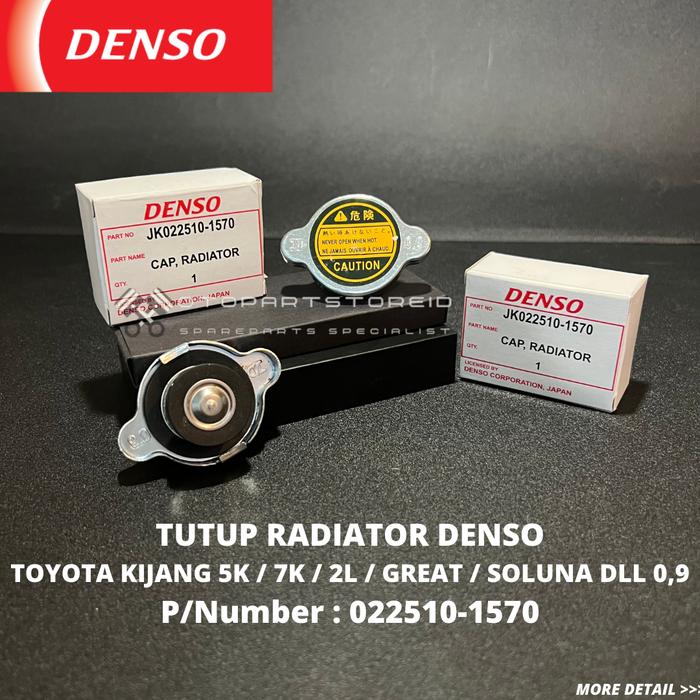 Jual TUTUP RADIATOR / CAP RADIATOR 0,9 KECIL KIJANG 5K / 7K / SOLUNA ...