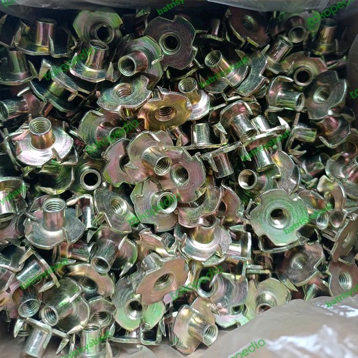 Jual MUR CAKAR M10X12/ TEE NUT M10X12 KUNING - Kota Bekasi ...