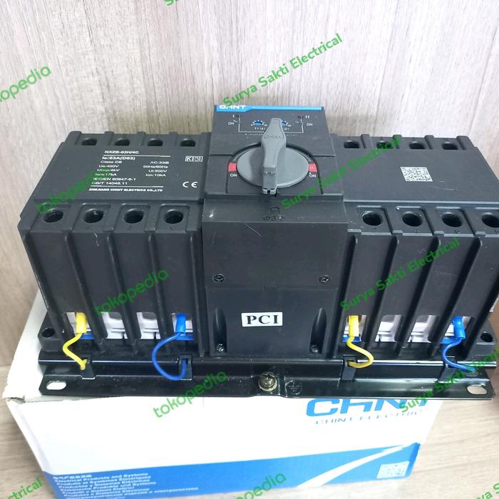 Jual Chint NZ7B Panel ATS 4P 63A Automatic Transfer Switch PLN Genset COS - Jakarta Pusat ...