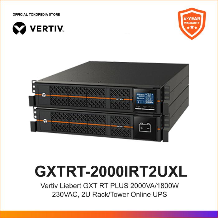 Promo UPS 2KVA Vertiv Online Liebert 2000VA/1800W GXT RT PLUS GXTRT-2000IRT2UXL Cicil 0% 3x ...
