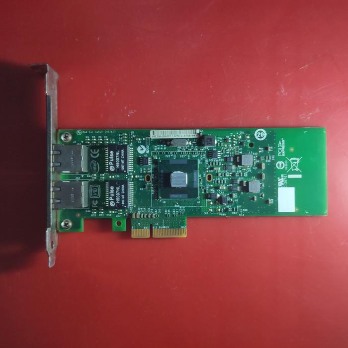 Jual dual gigabit lan pcie intel port pci-e 2x 2 lan ethernet network ...