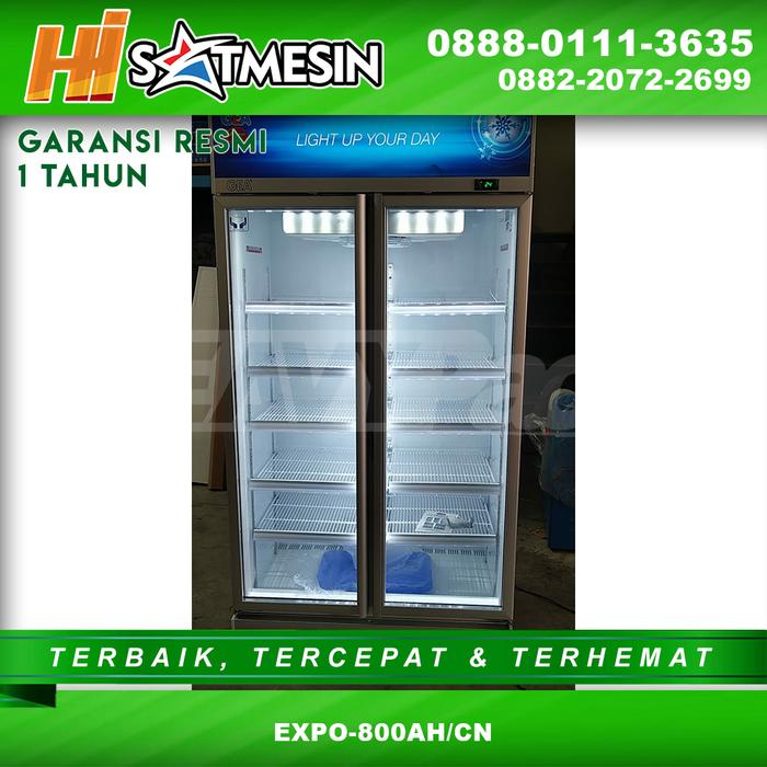 Jual GEA EXPO 800AH/CN DISPLAY COOLER SHOWCASE MINUMAN / CHILLER 2 ...