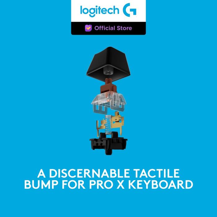 Jual Logitech GX Switch Mechanical Keycaps Keyboard Gaming - Brown ...