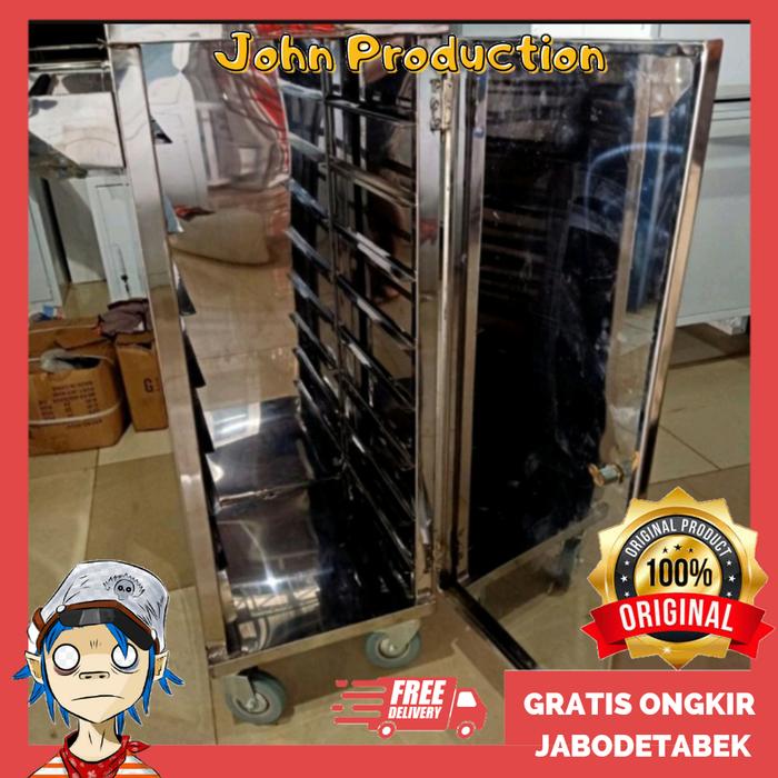 Jual Food Trolley / Troli Makanan 8 Susun Rumah Sakit (Stainless) - Kab ...