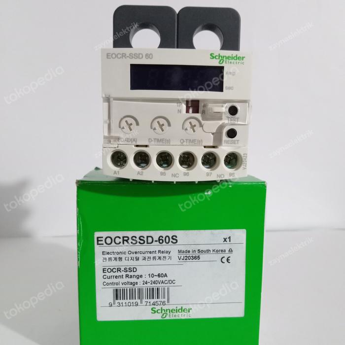Jual Electronic Over Current Relay EOCR-SSD-60S EOCRSSD-60S Schneider ORI - Kab. Mojokerto ...