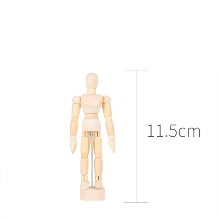 Jual Manekin Human Figure kayu Wooden Artists Manikin Untuk Model ...