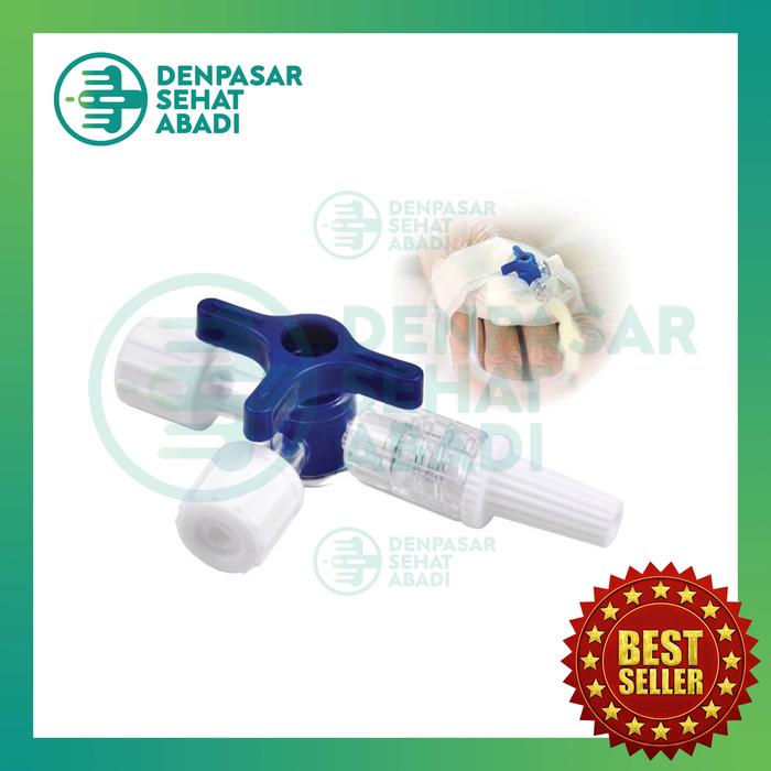 Jual ONEHEALTH Konektor Infus Three Way Stopcock IV Line - Kota ...