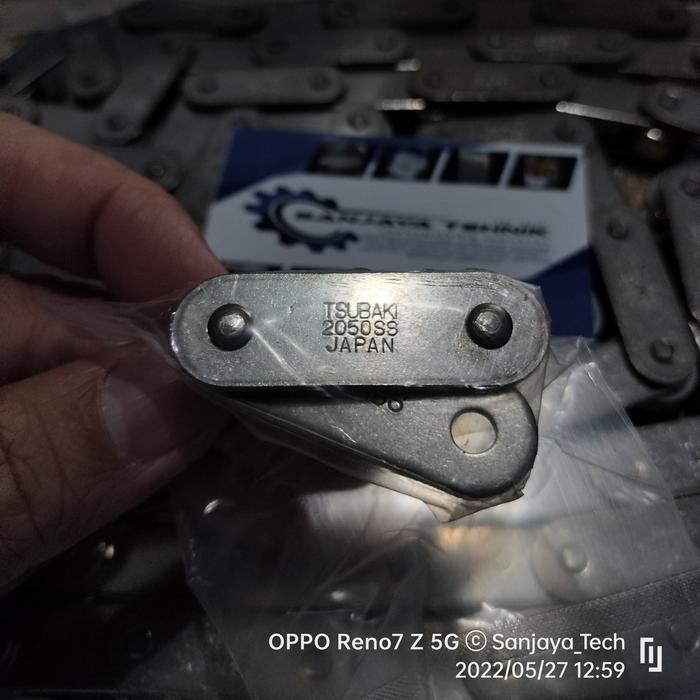 Jual Roller Chain C2052 SUS304 TSUBAKI | SSC 2050 SS 304 Roll BESAR 19 ...