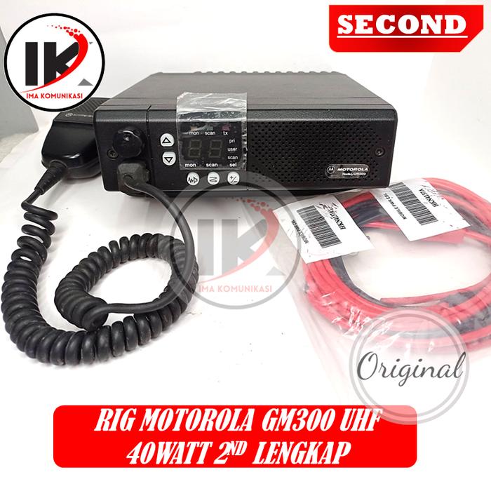 Jual MOTOROLA GM300 RADIO RIG UHF 40WATT 2ND LENGKAP - Jakarta Barat ...