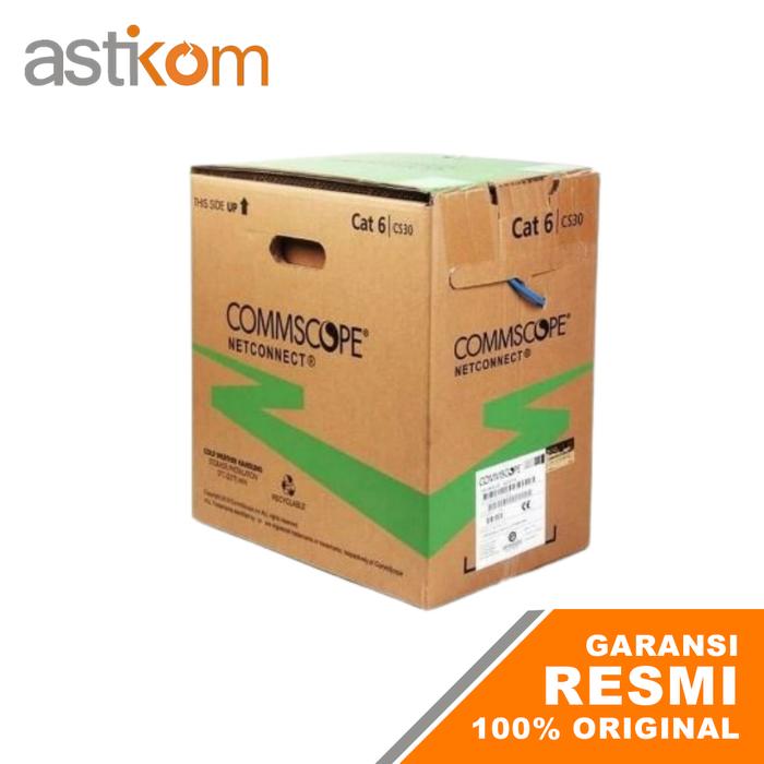 Jual Kabel Lan Utp Amp Cat6 Cat 6 Commscope Amp 1 Roll 300m Di Seller ...