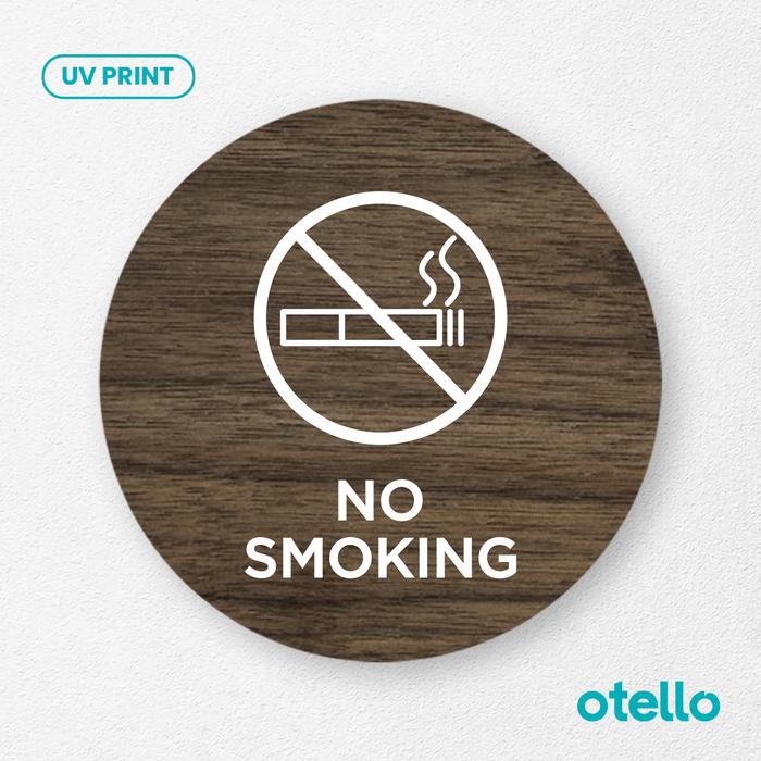 Jual Signage No Smoking Sign Board Dilarang Merokok Label Peringatan ...