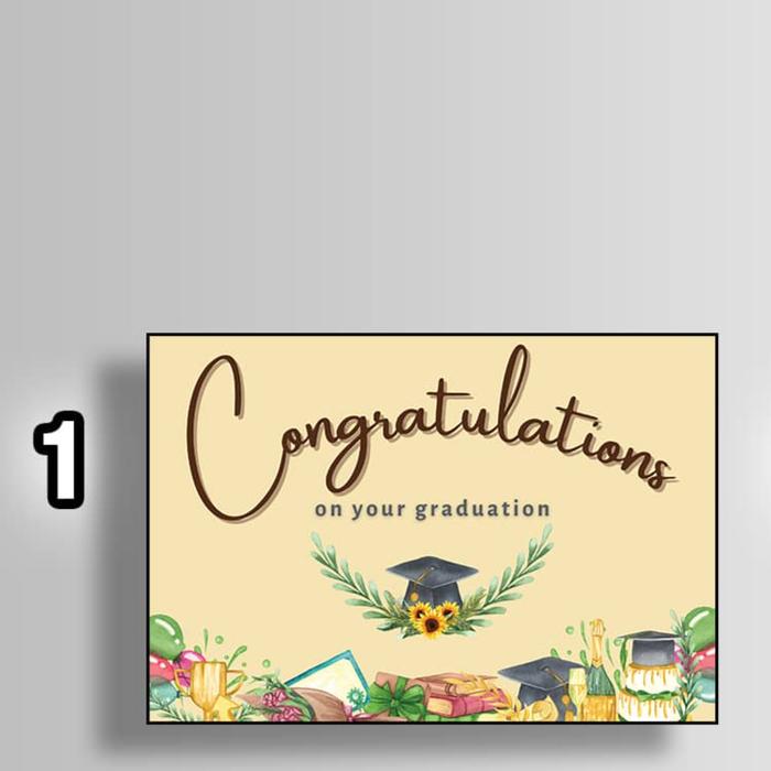 Jual Kartu Ucapan Graduation Card Amplop Kraft Graduation Anniversary ...