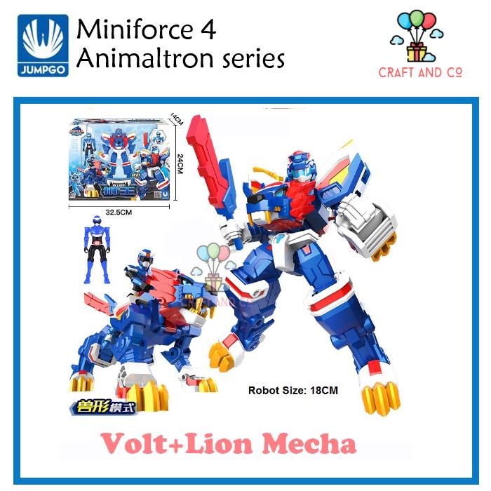 Jual Miniforce Jumpgo Season 4 Volt Lucy Max Sammy Leo Jackey ...