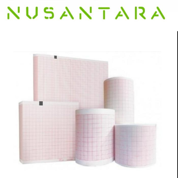 Jual ECG Paper Roll Universal (Dengan jenis Kertas EKG Roll / Gulungan ...