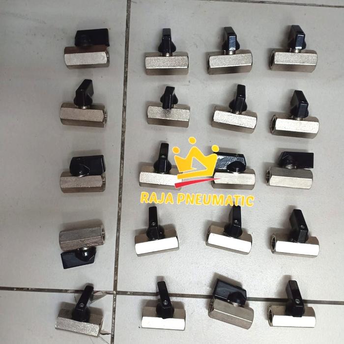 Jual BALL VALVE ANGIN FEMALE 1/4 - FEMALE 1/4 KRAN ON OFF - Jakarta ...