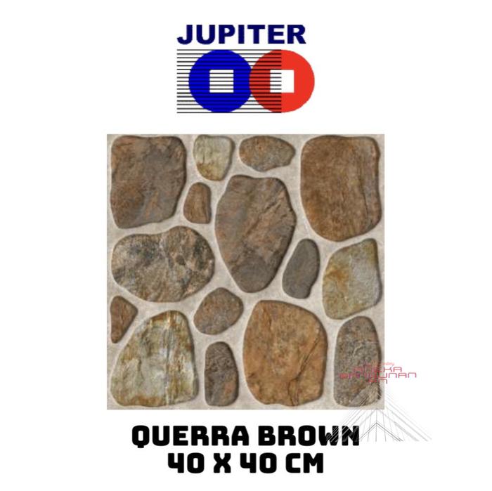 Jual Keramik Lantai JUPITER tile - QUERRA series 40x40cm KW1 - Brown ...