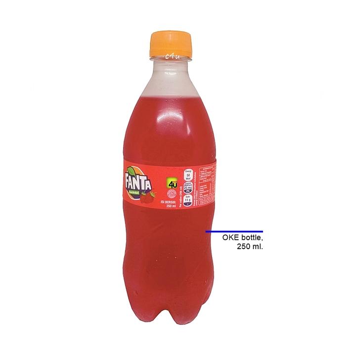 Jual Coca-Cola, Sprite, Fanta OKE - Carbonated Drink - 250ml RTD BOTOL ...