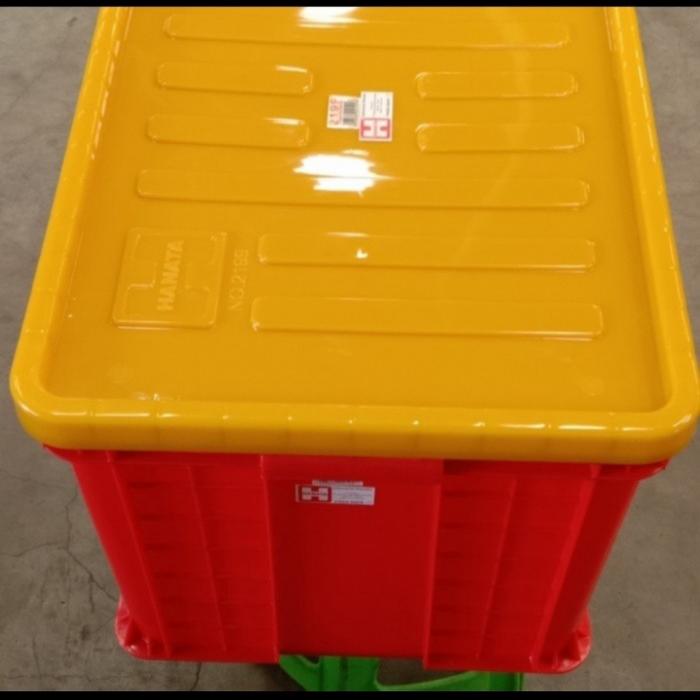 Jual BOX KONTAINER RAPAT HANATA + TUTUP BOX 2104 (P64XL43XT38) 87 LITER ...