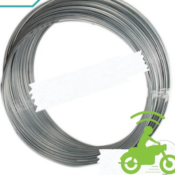 Jual Kawat seng galvanis putih licin BWG no 24 ukuran 0,5 mm per 100 ...