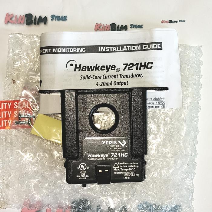 Jual Solid Core Current Tranducer Output 4-20mA Veris Hawkeye 721 HC ...