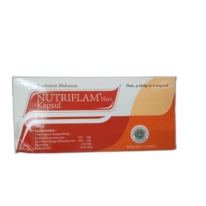 Jual NUTRIFLAM NEO per strip 6 kapsul membantu memelihara kesehatan ...