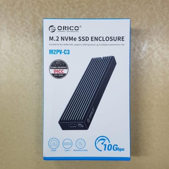 Jual External SSD M.2 Nvme 1 TB ADATA SX8200 PRO + Box Orico M2PC-C3 ...