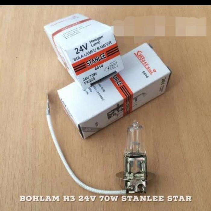 Jual Bohlam/Lampu Halogen H3/H 3 24V-70W Stanlee (6014) - Jakarta Barat ...