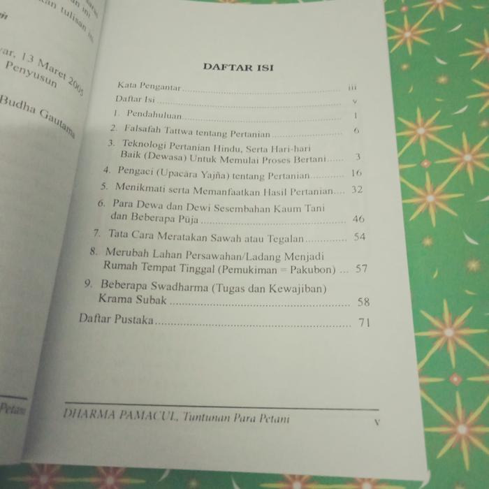 Jual Buku Darma Dharma Pamacul Pemacul Tuntunan Petani Menurut Lontar Agama Di Seller Hachi ...